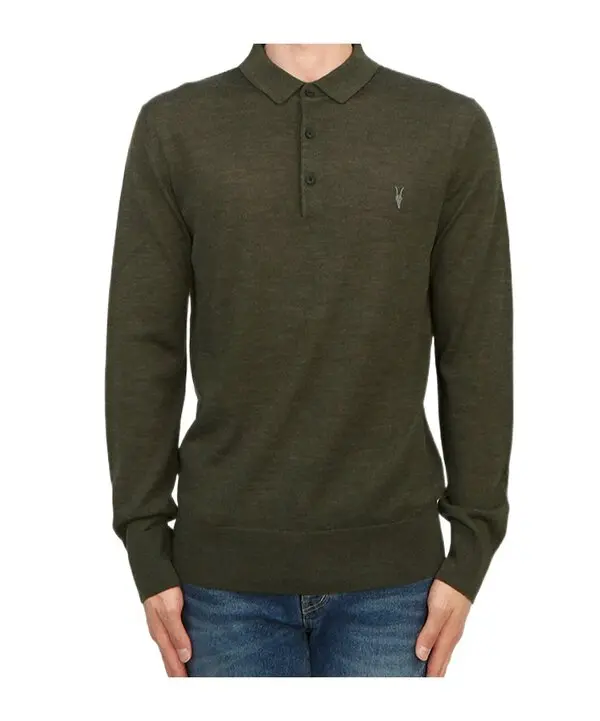 ALLSAINTS Long-sleeved Polo Shirt