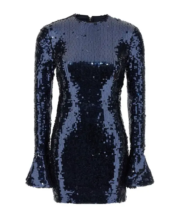 ROTATE BY BIRGER CHRISTENSEN Sequin Embellished Mini Dress