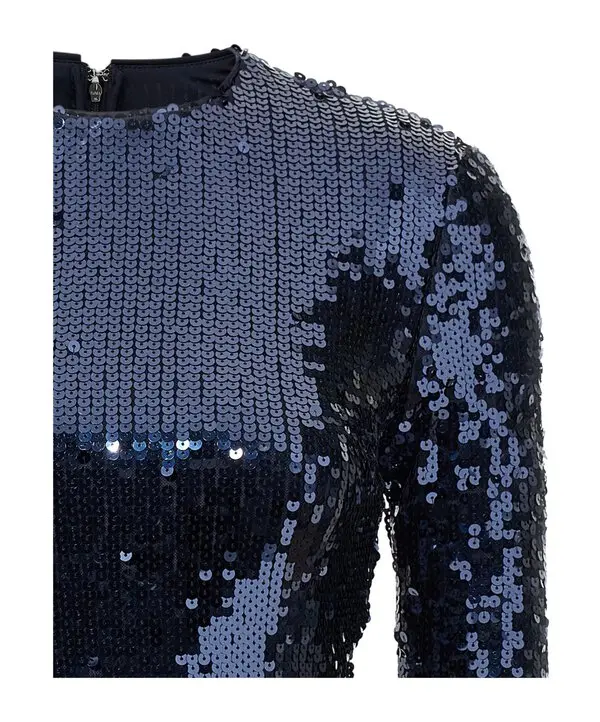 ROTATE BY BIRGER CHRISTENSEN Sequin Embellished Mini Dress