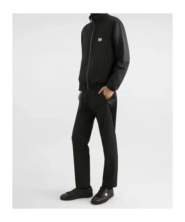 Dolce & Gabbana Logo Plaque Jogging Pants - Black
