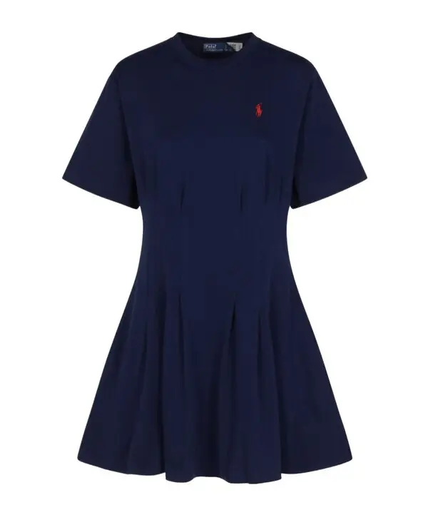 Polo Ralph Lauren Embroidered Logo T-shirt Dress