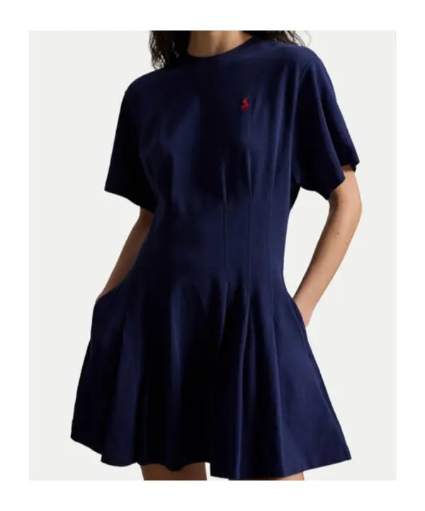 Polo Ralph Lauren Embroidered Logo T-shirt Dress