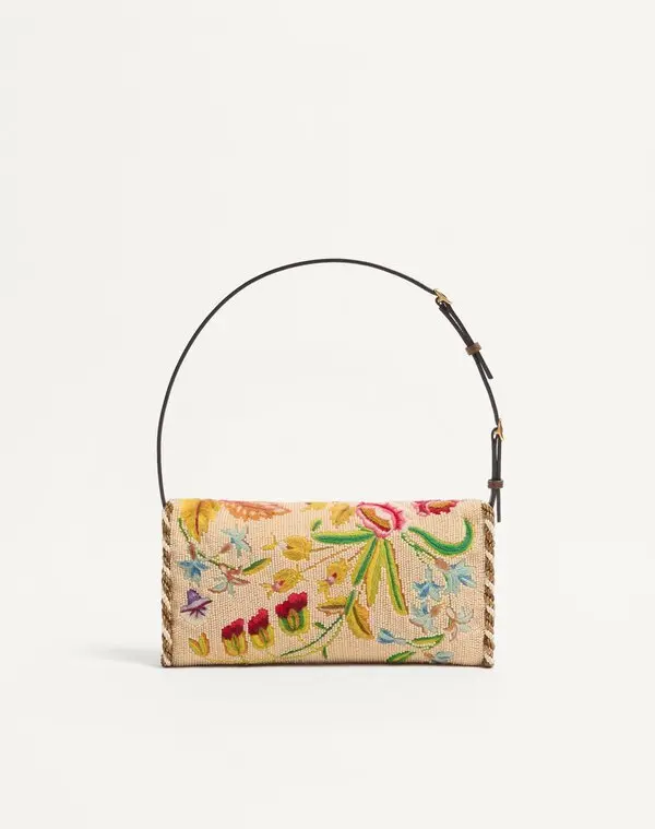 Valentino Garavani Embroidered Small Shoulder Bag - Multi-color