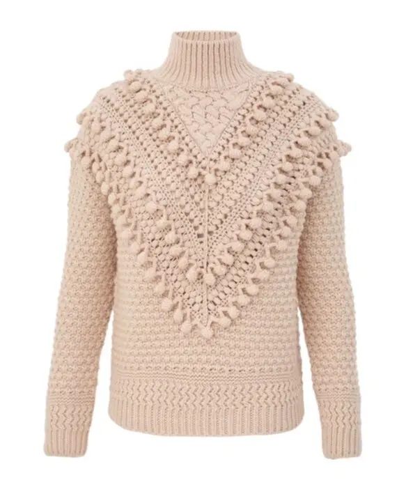 Zimmermann Hypnotic Bauble Sweater - Chalk