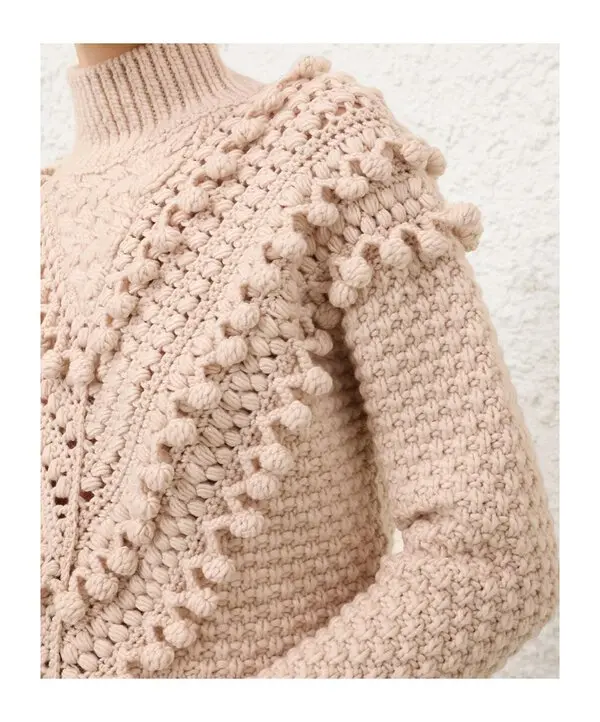Zimmermann Hypnotic Bauble Sweater - Chalk