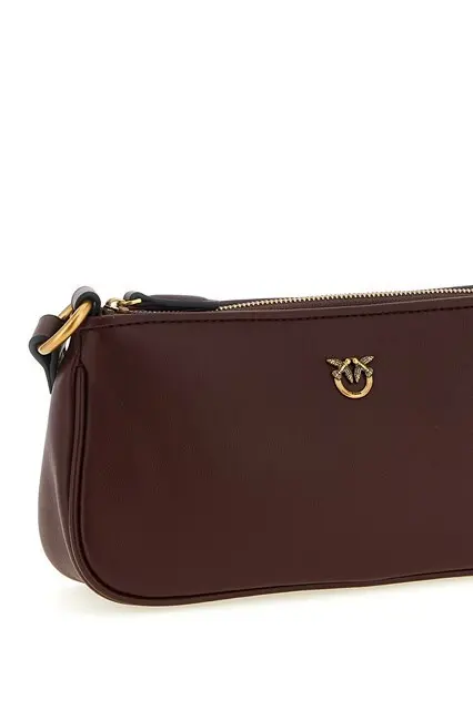 Pinko Half Moon Mini Crossbody Bag - Black