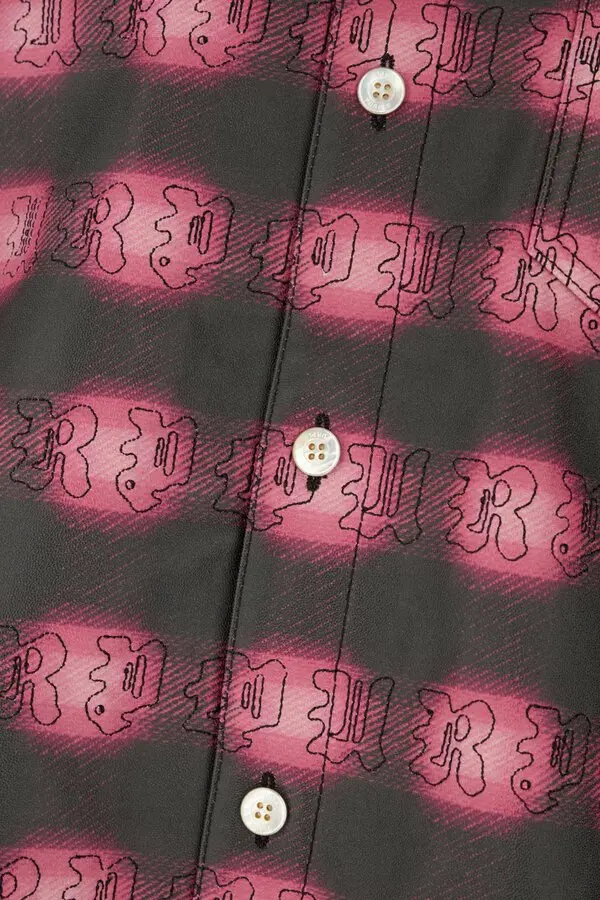 PURPLE BRAND Printed Leather Jacket