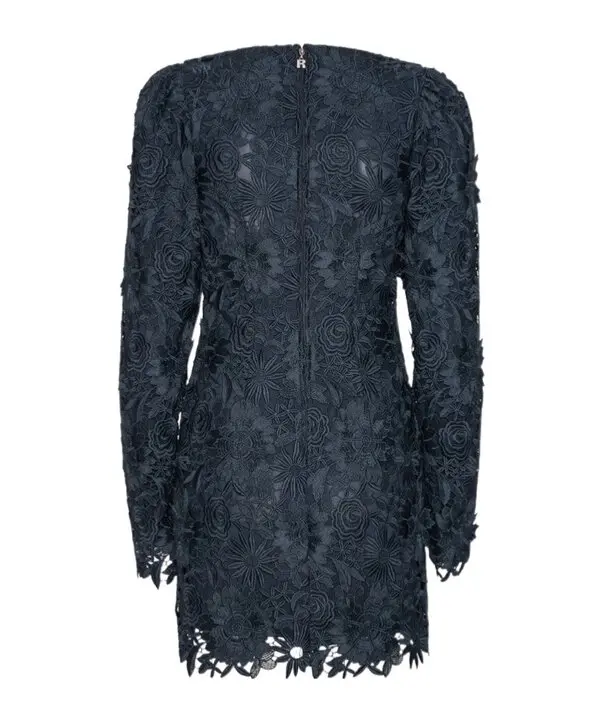 ROTATE BY BIRGER CHRISTENSEN Lace Embellished Mini Dress