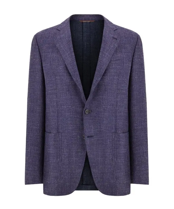 Canali Single-breasted Blazer - Blue