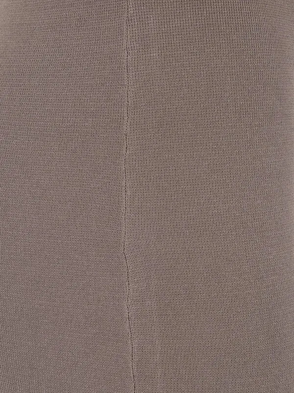 ENTIRE STUDIOS Ribbed-knit Midi Skirt - Gray