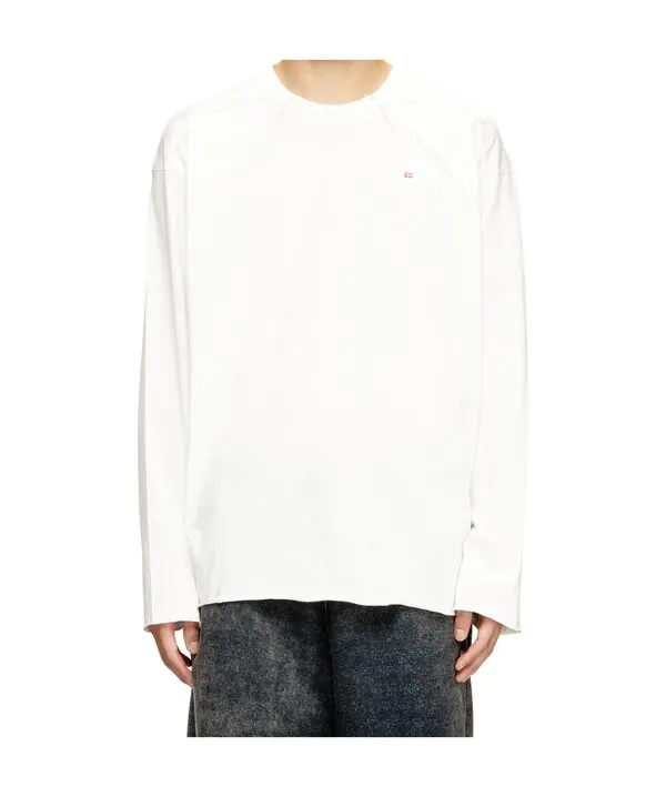 DIESEL® T-crahor-boxt-ls-t1 Long-sleeved T-shirt - White
