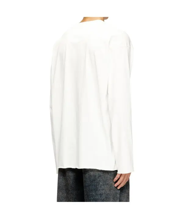 DIESEL® T-crahor-boxt-ls-t1 Long-sleeved T-shirt - White