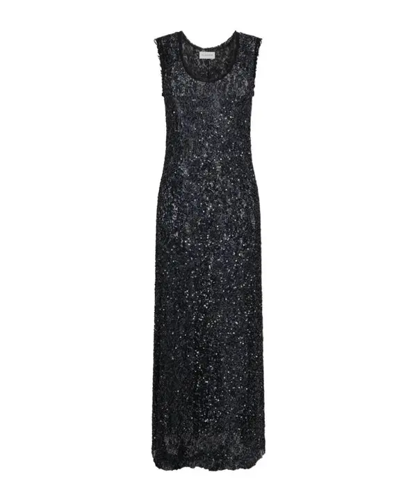 P.a.r.o.s.h Embellished Sleeveless Maxi Dress