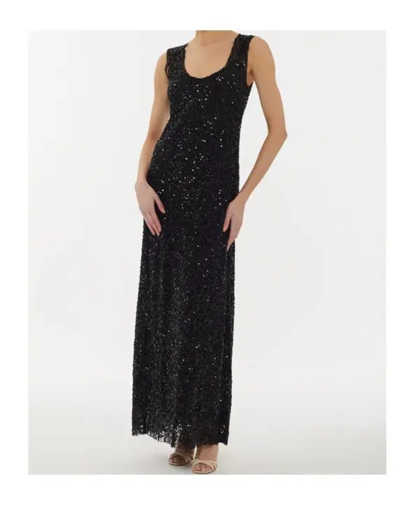 P.a.r.o.s.h Embellished Sleeveless Maxi Dress