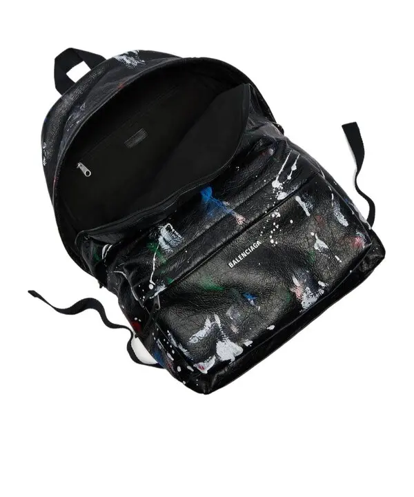 Balenciaga Explorer Paint Splatter Backpack