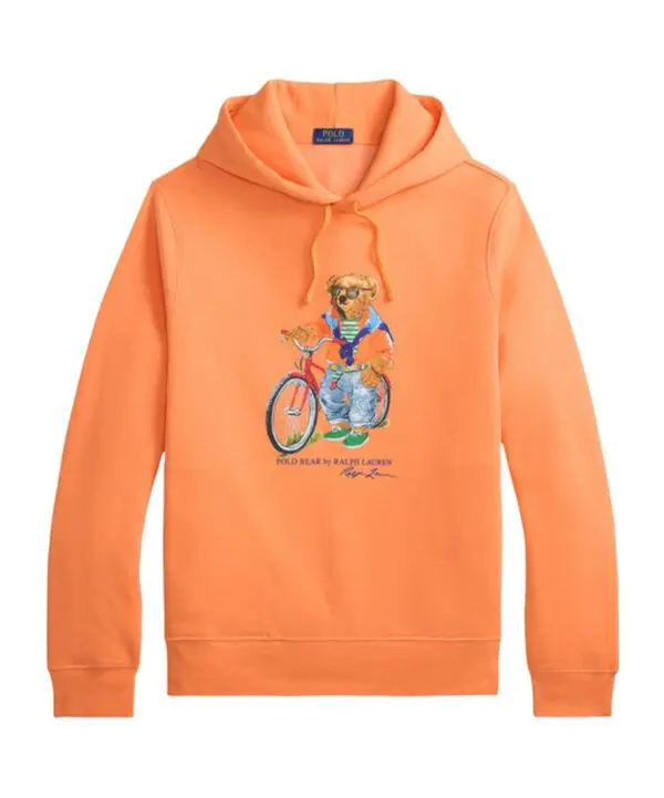 Polo Ralph Lauren Graphic Bear Drawstring Hoodie