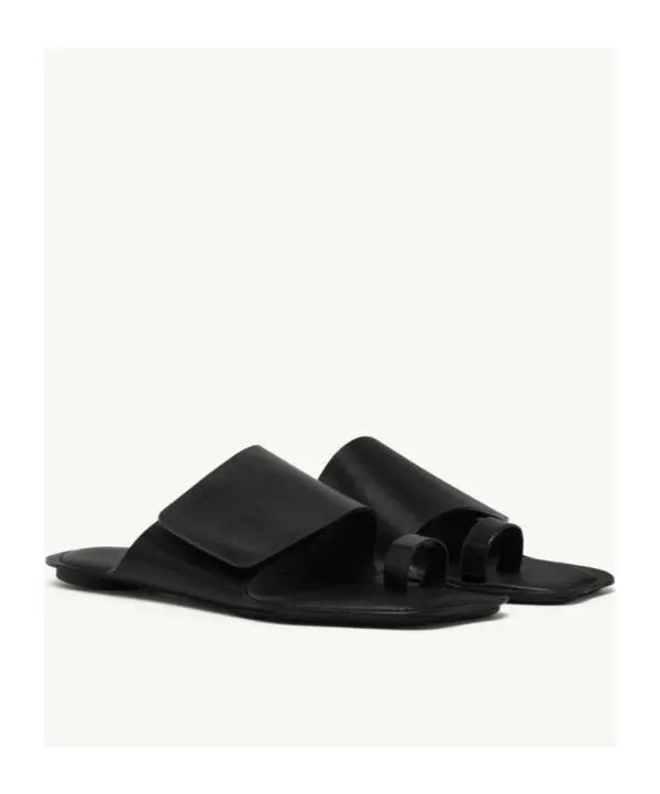 MAISON MARGIELA Leather Anatomic Slide Sandals