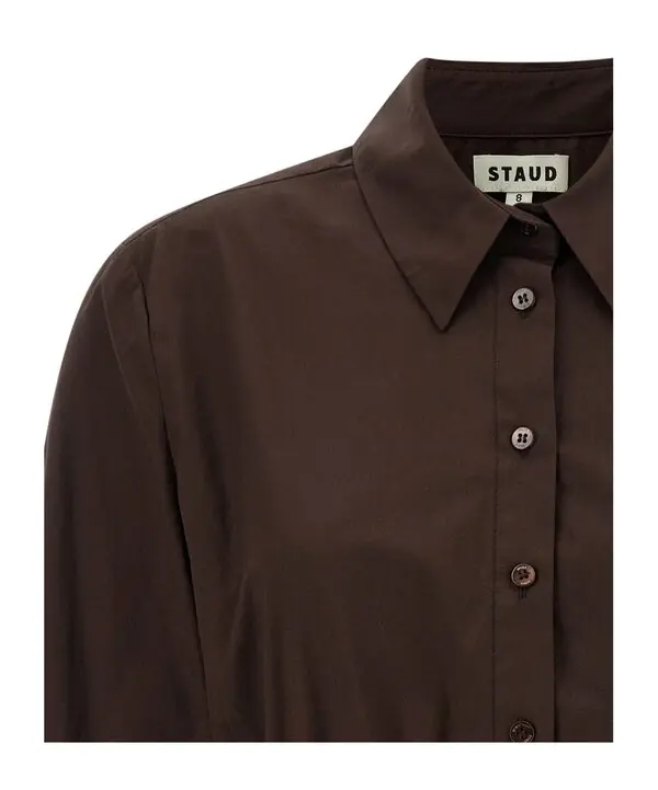Staud Rocco Mini Dress - Brown
