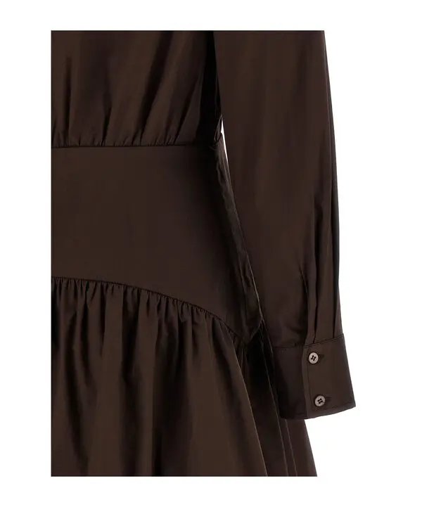 Staud Rocco Mini Dress - Brown