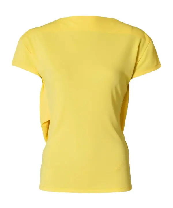 Jacquemus Mistral Draped Open Back Top - Yellow