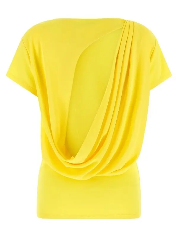 Jacquemus The Mistral Open Back Top - Yellow
