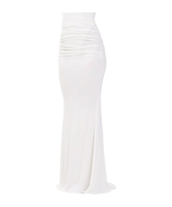 Elisabetta Franchi Long Ruffled Skirt