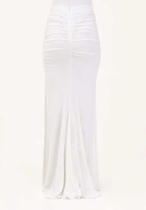 Elisabetta Franchi Long Ruffled Skirt