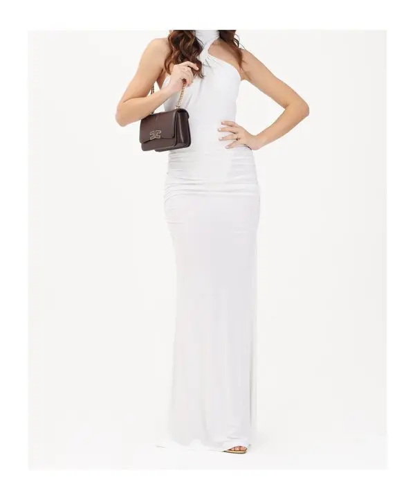 Elisabetta Franchi Long Ruffled Skirt