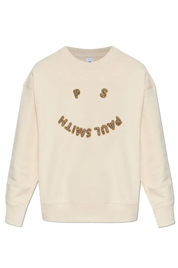 Paul Smith Smiley Logo Sweatshirt - Nude
