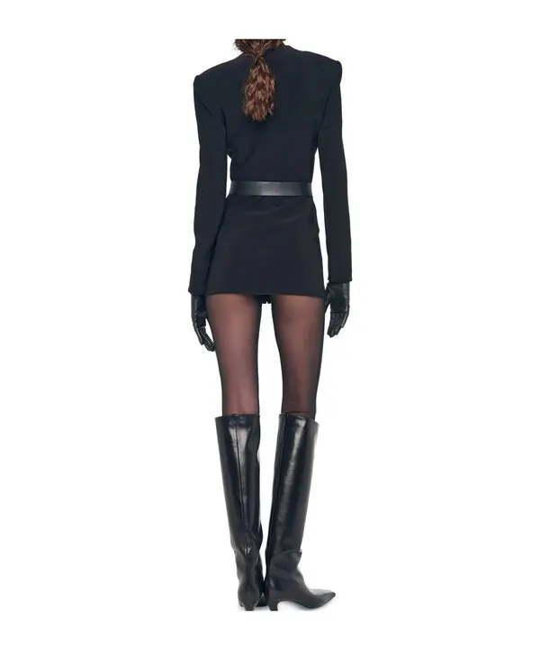 Norma Kamali Long-sleeve Zip-up Jacket - Black
