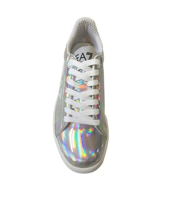 EA7 Laser Cut" Logo Detail Sneakers
