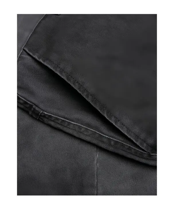REPRESENT Zip-detailed Washed Trousers - Black