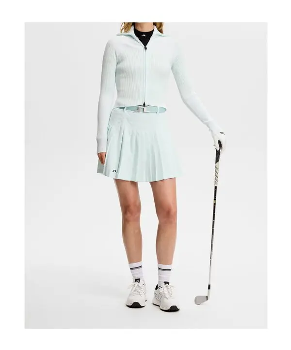 J. Lindeberg Nadia Pleated Skirt With Logo Detail