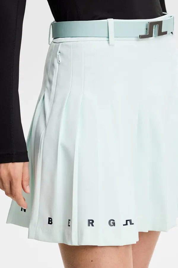 J. Lindeberg Nadia Pleated Skirt With Logo Detail