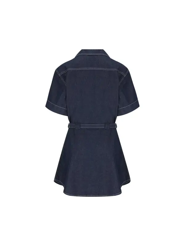 Celine Short Sleeve Shirt Dress