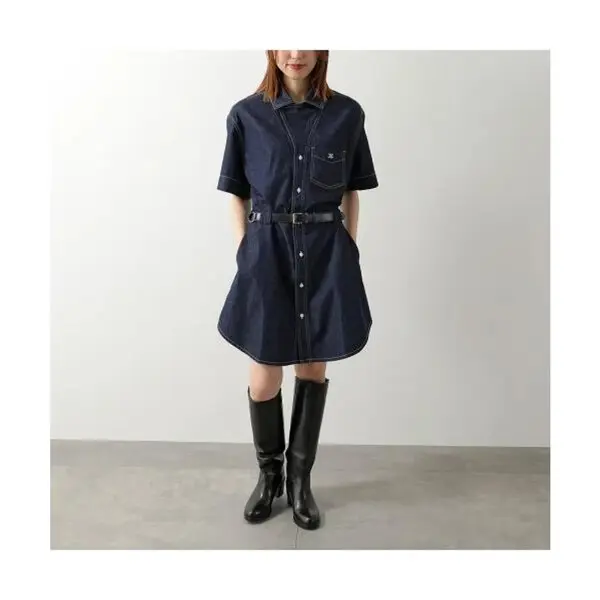 Celine Short Sleeve Shirt Dress