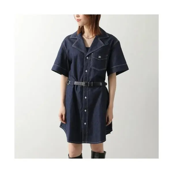 Celine Short Sleeve Shirt Dress
