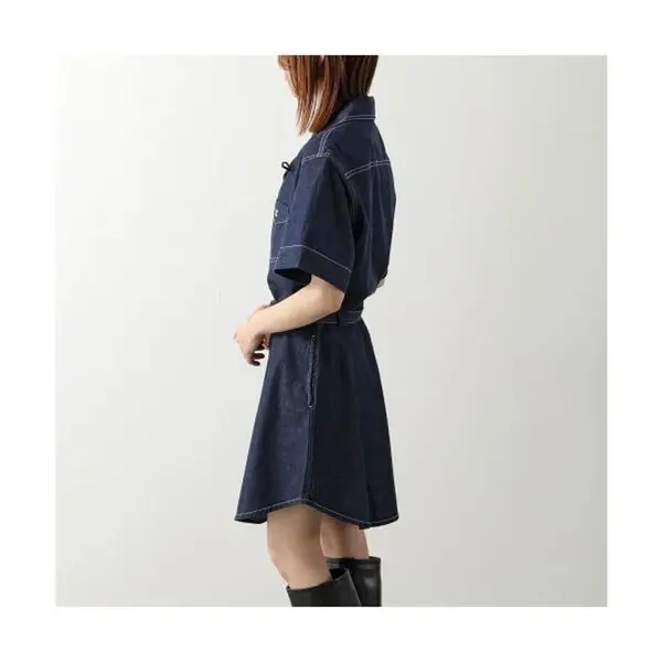 Celine Short Sleeve Shirt Dress