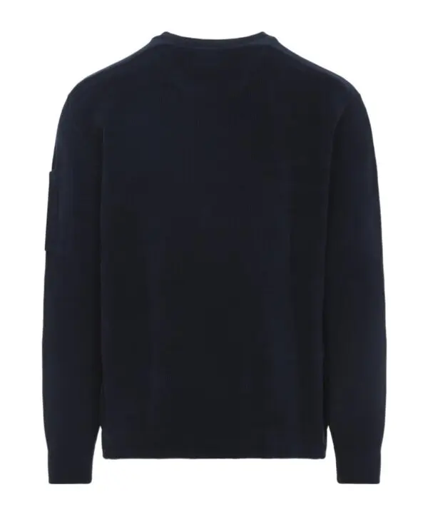 C.P. COMPANY Long-sleeved Crewneck Jumper - Black