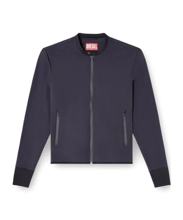 DIESEL® Zip-fastening Bomber Jacket - Dark Blue