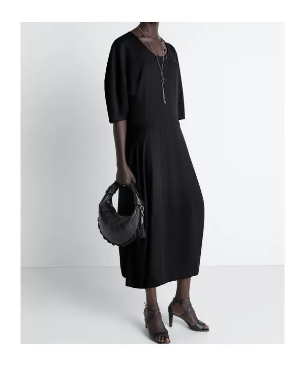 LEMAIRE Balloon Midi Dress - Granite