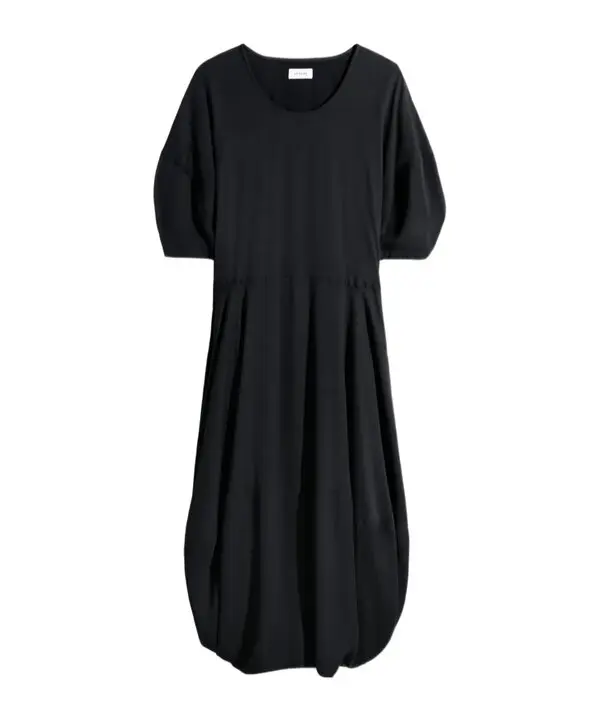 LEMAIRE Balloon Midi Dress - Granite