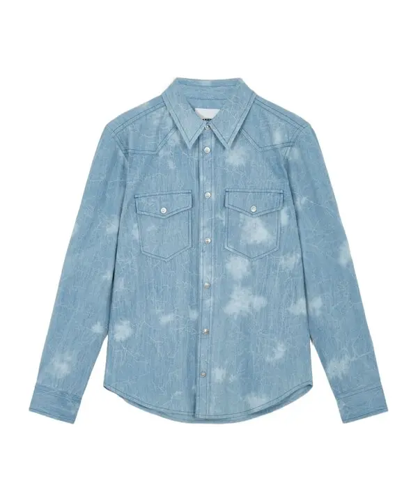 Isabel Marant Étoile Tasco Washed Denim Shirt