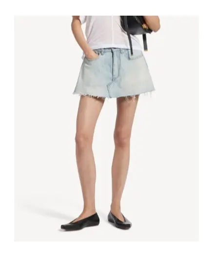 Balenciaga Denim Mini Skort