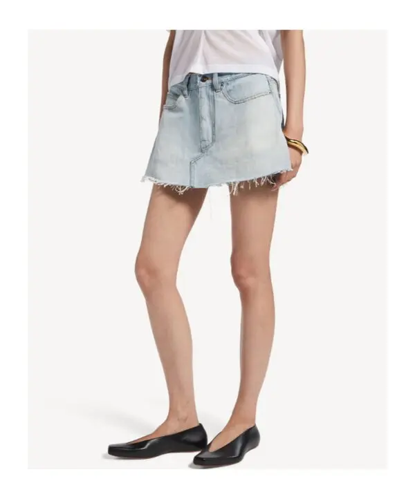 Balenciaga Denim Mini Skort