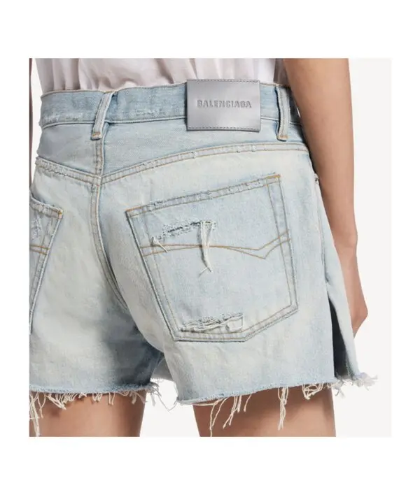 Balenciaga Denim Mini Skort