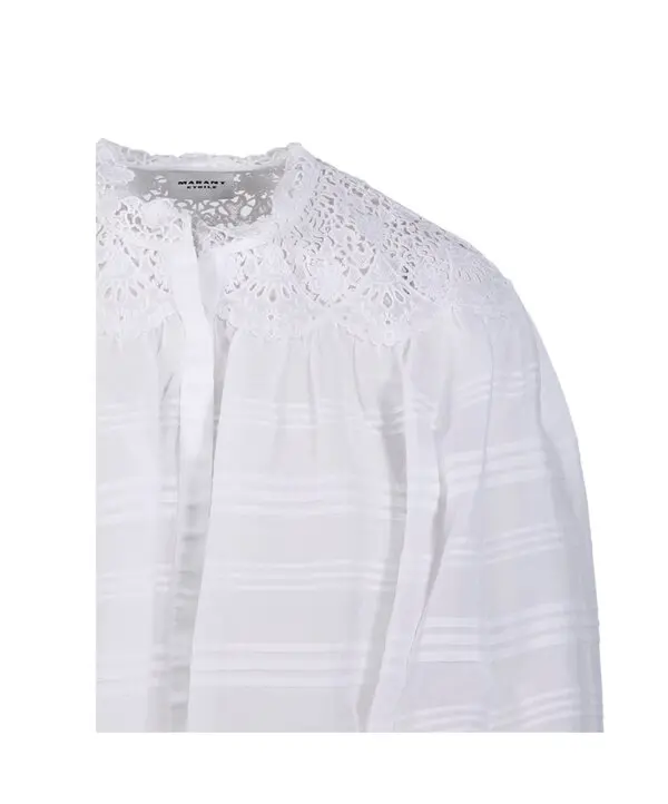 Isabel Marant Étoile Lace Trim Shirt