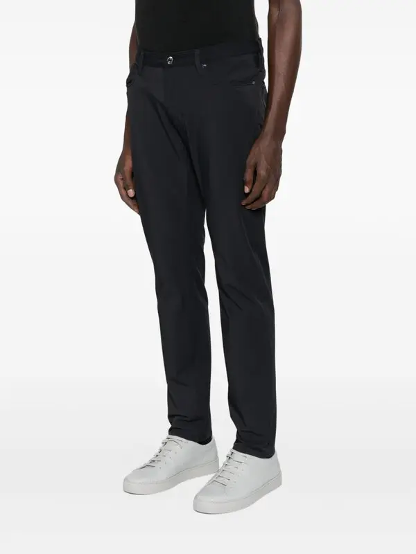 Emporio Armani Logo Plaque Tailored Trousers