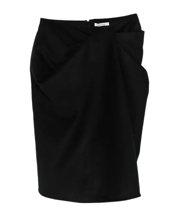ENTIRE STUDIOS Asymmetric Skirt - Black