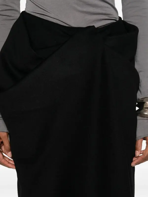 ENTIRE STUDIOS Asymmetric Skirt With Concealed Zip